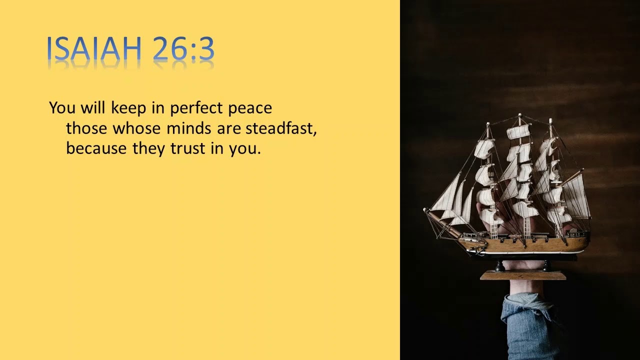 Isa 26:3 - YouTube