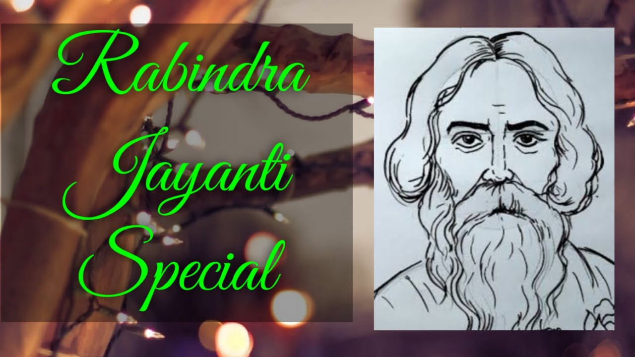 Rabindra Jayanti Special | Rabindranath Tagore's Sketch by Aitriyee😎 ...