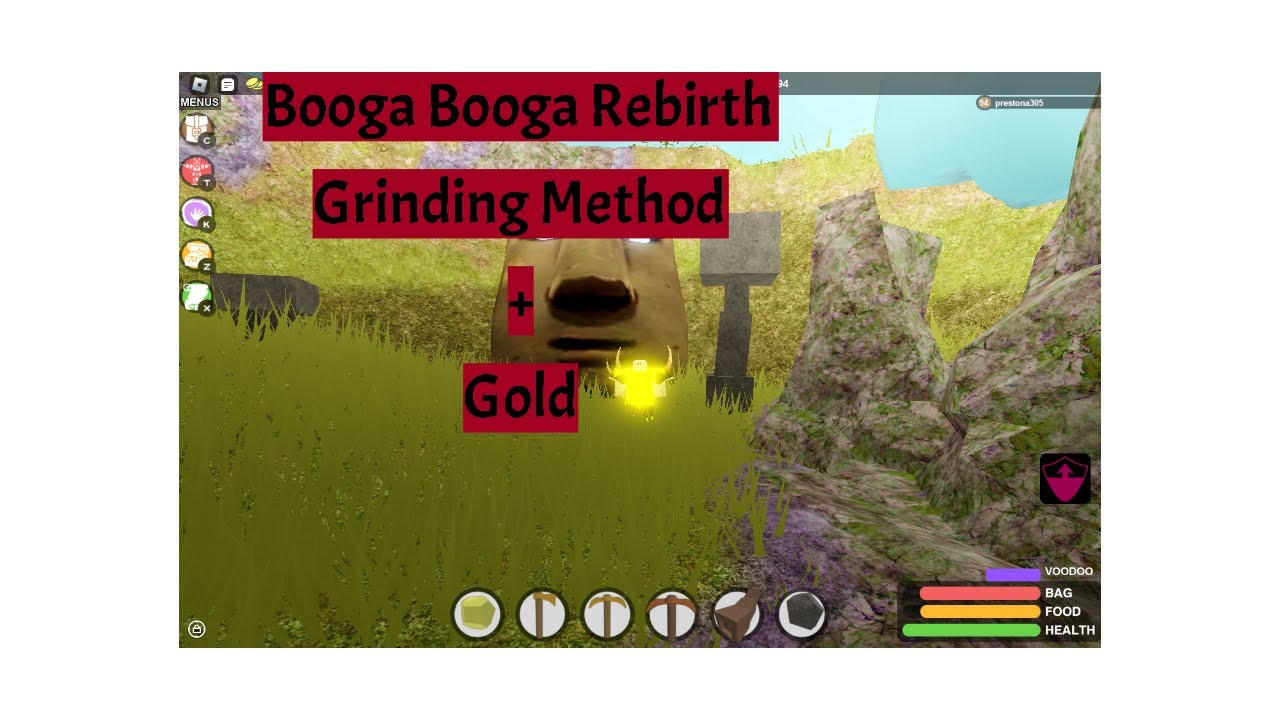 Booga Booga Rebirth Grinding Method - YouTube