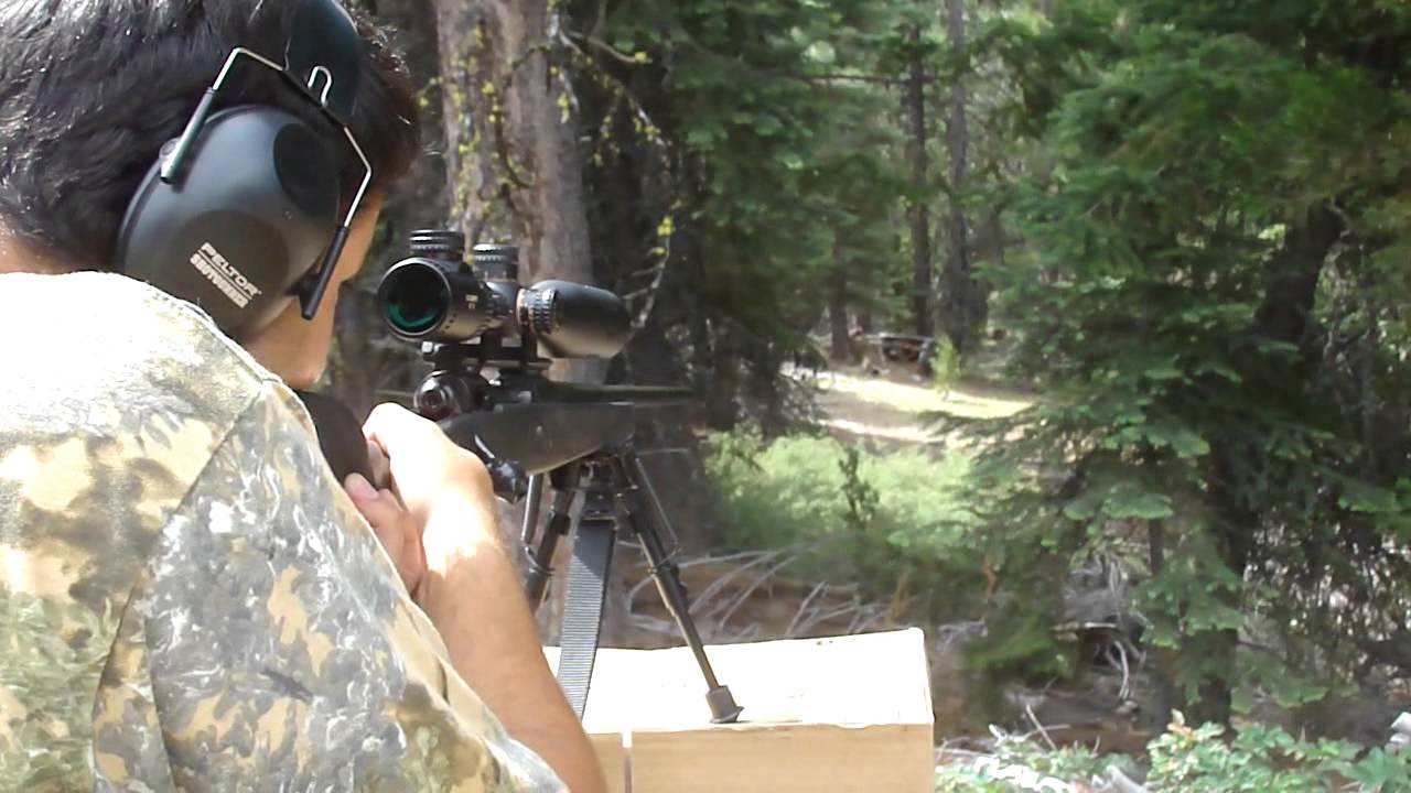 Savage .30-06 rifle target practice - YouTube