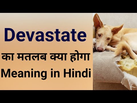 Devastate Meaning in Hindi | Devastate Meaning | Devastate ka matlab kya hota hai | AJ Vocab ...