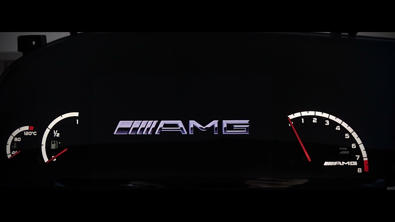 Upgraded the mercedes S500 speedometer to AMG - YouTube