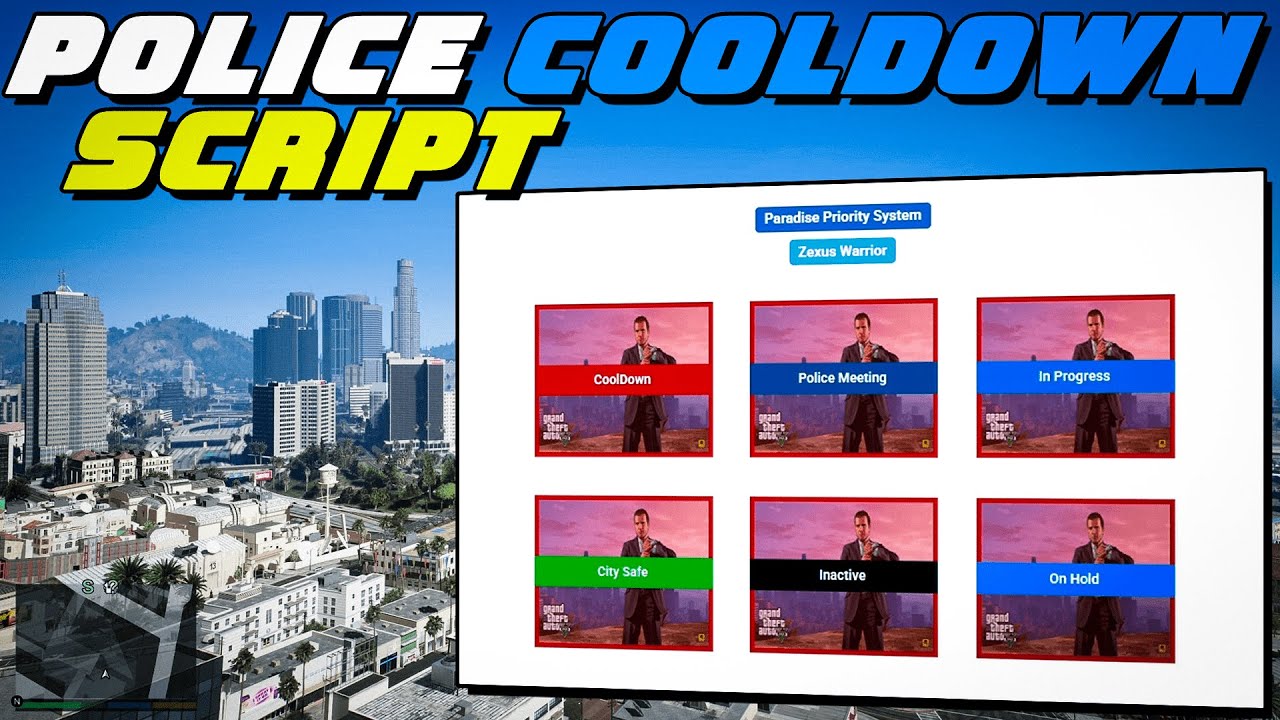 Free Police Cooldown Script | kael-cooldown | QBCore Framework | FiveM ...