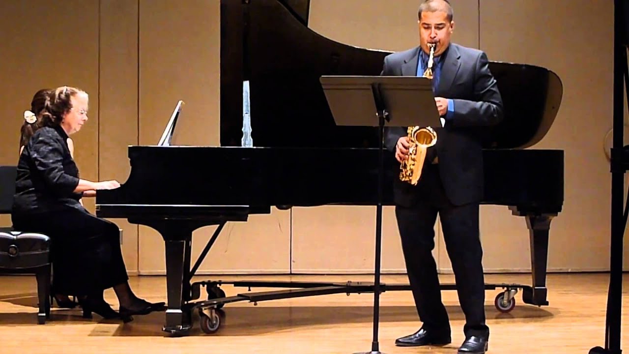 Sonata Op. 29 for Alto Saxophone and Piano (2/2)- Robert Muczynski ...