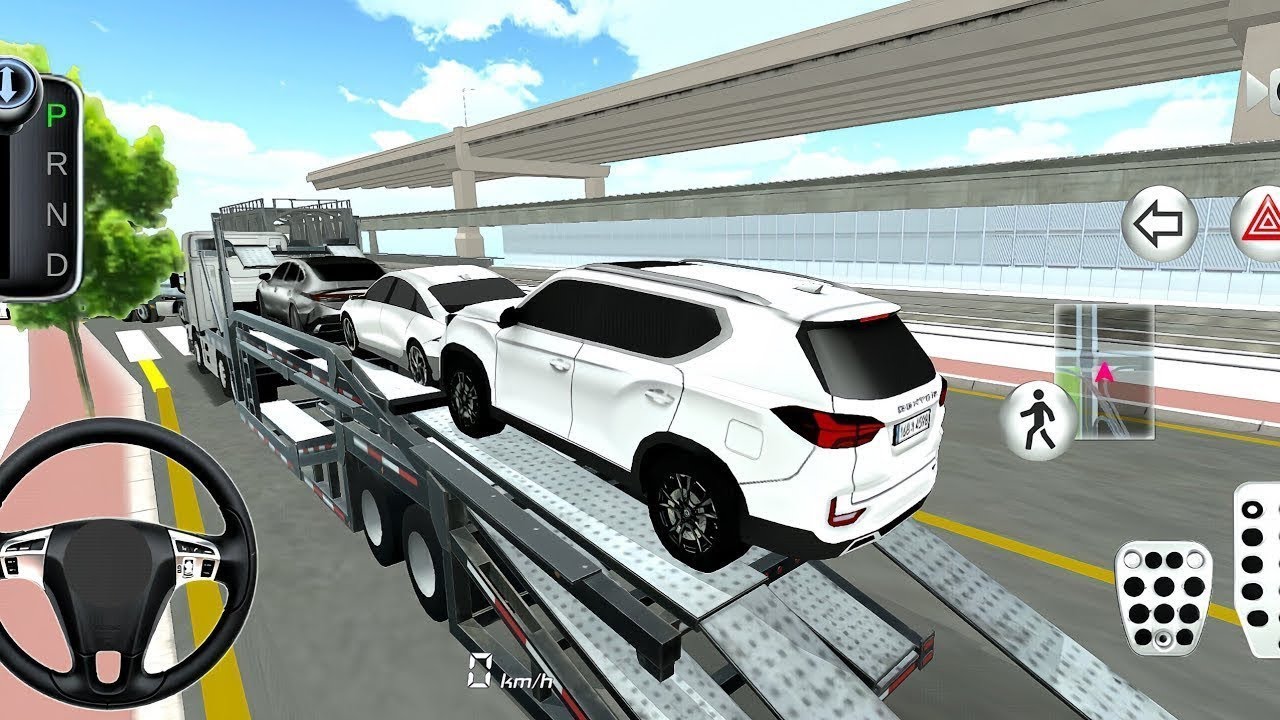 New Multi Storey Truck Transport All Sedan Cars - 3D Driving Class ...