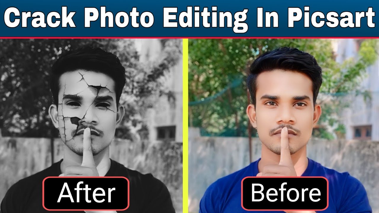Face Crack Photo Editing ? Picsart Crack Photo Editing ? Face Editing ...
