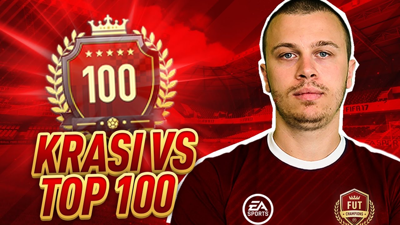 FIFA 17 KRASI VS TOP 100 FUT CHAMPIONS PRO PLAYERS - MY BEST & MOST ...