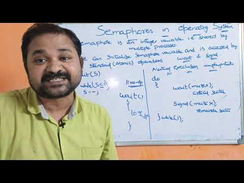 Semaphores in Operating System || Process Synchronization - YouTube