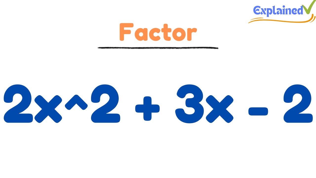 Factor 2x 2 3x 2 YouTube factor-2x-2-3x-2-youtube
