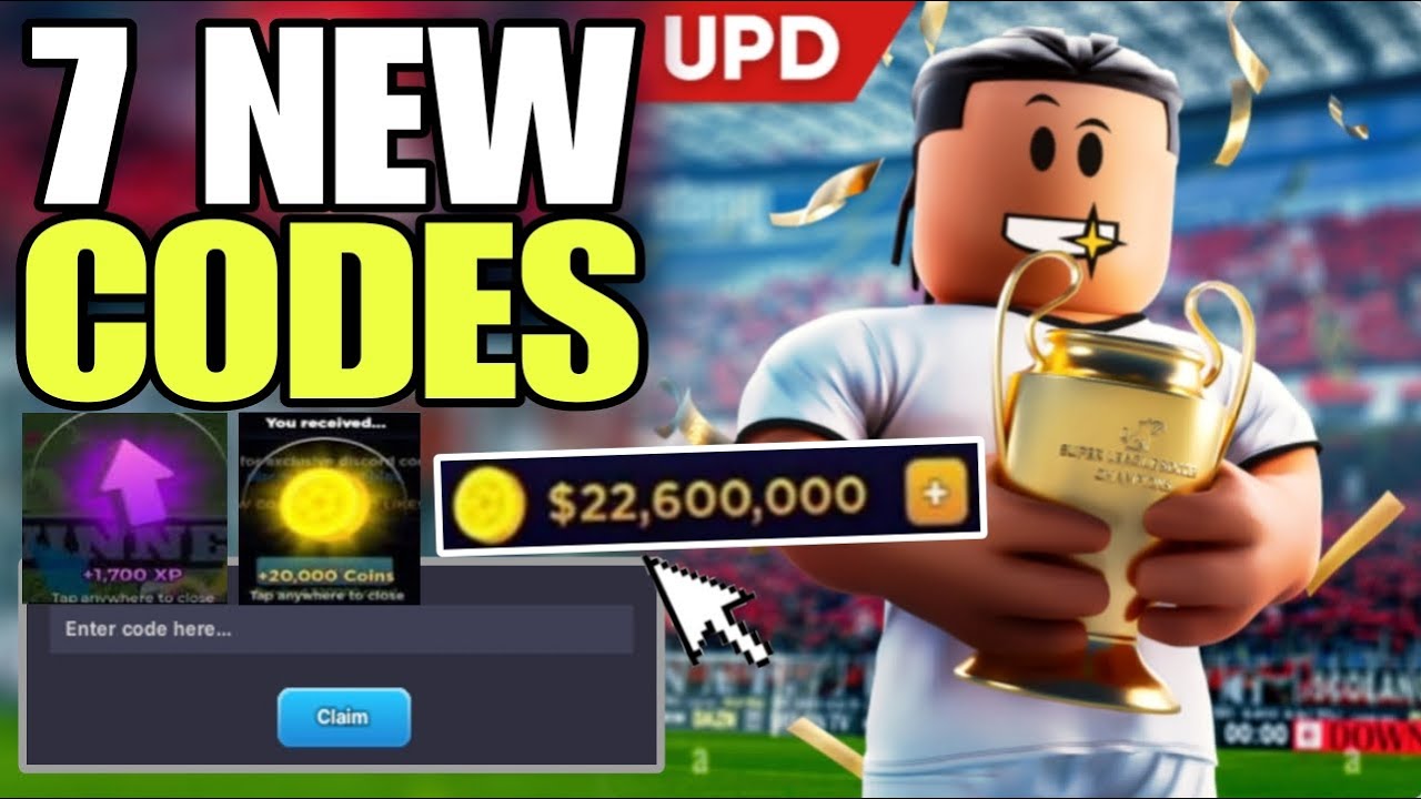 *NEW CODES* ROBLOX SUPER LEAGUE SOCCER CODES 2025 | SUPER LEAGUE SOCCER ...