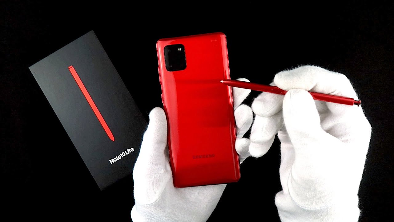 Samsung Galaxy Note10 Lite Asmr Unboxing Youtube