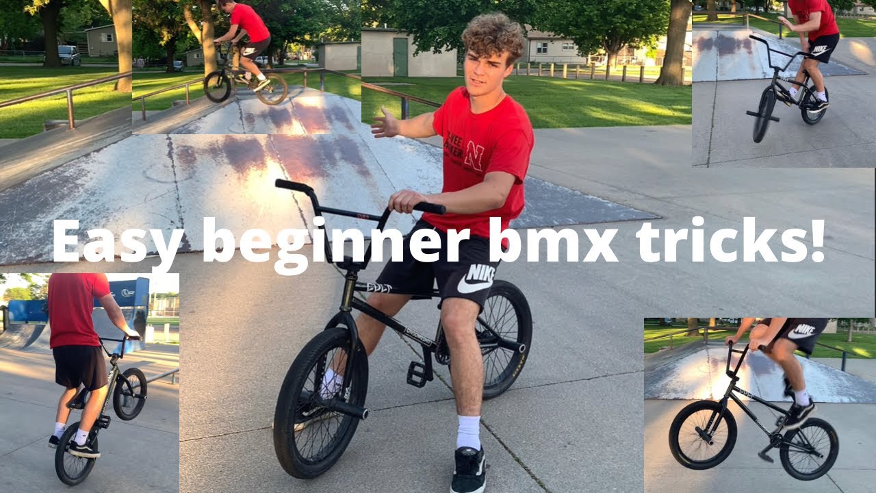 6 easy beginner bmx tricks - YouTube