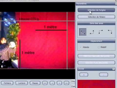 Latis pro TS / 5: mécanique de Newton I-1 tracé de la trajectoire - YouTube