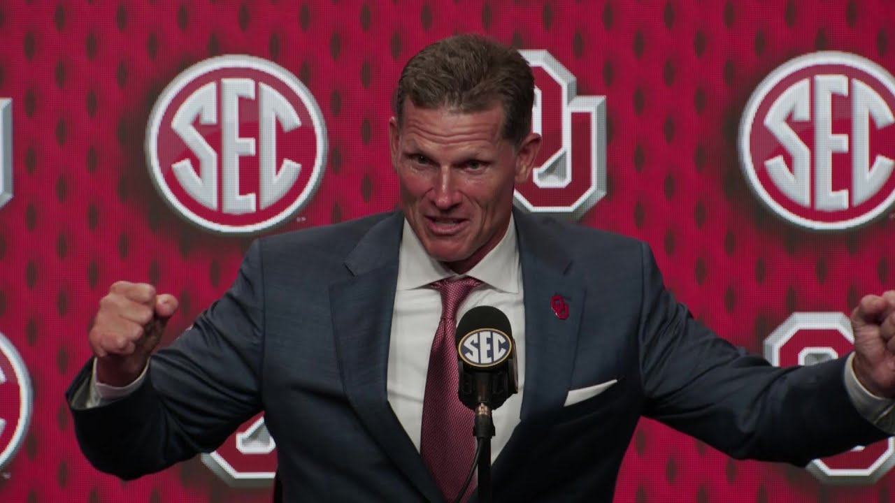 Oklahoma Head Coach Brent Venables, breakout session at SEC football ...