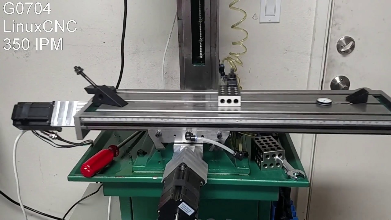 G0704 Rapids with LinuxCNC - YouTube