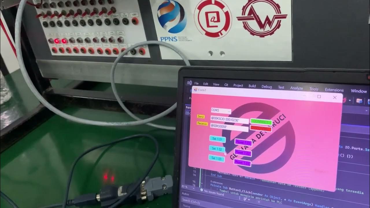 project membuat sistem scada di Vs Community - YouTube