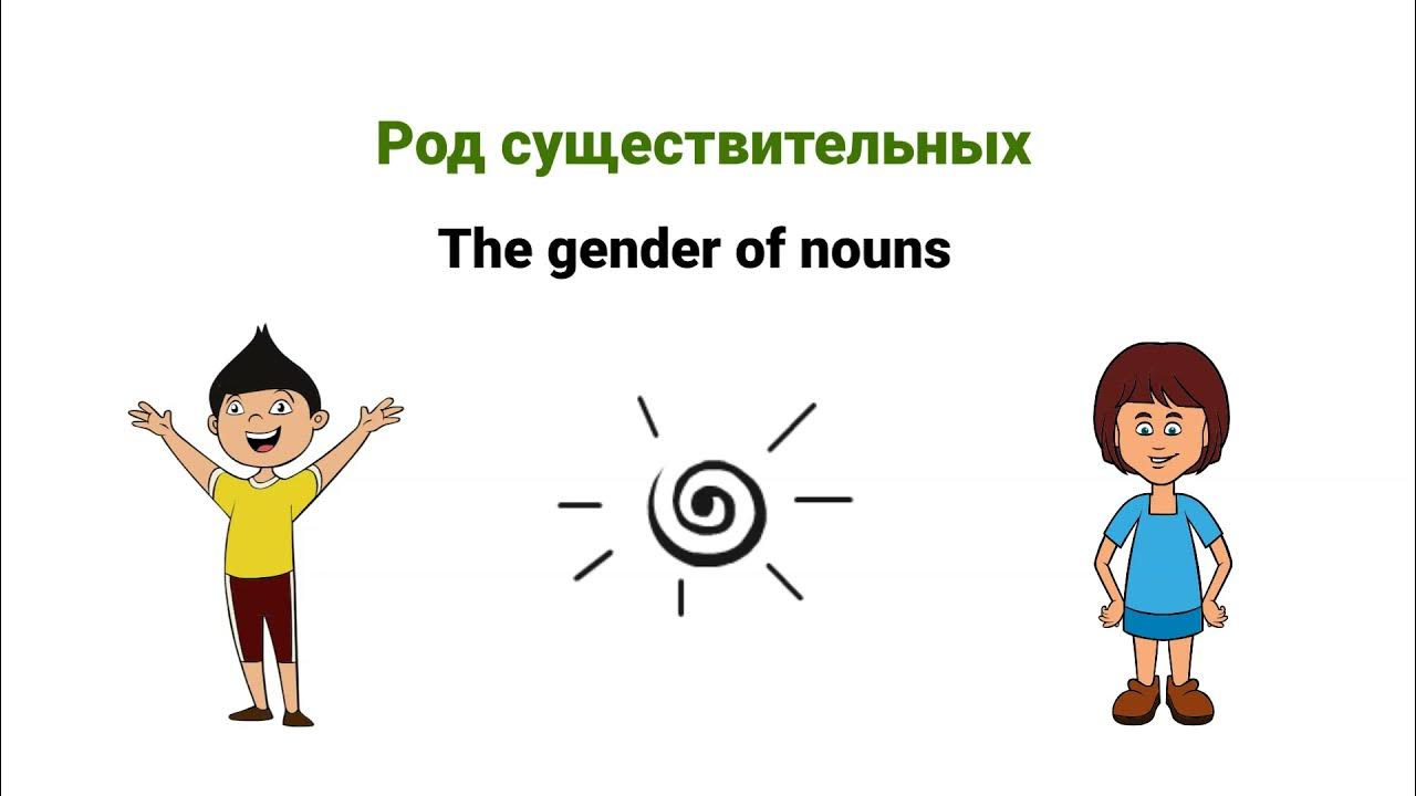 Gender of Russian nouns. Masculine, feminine and neuter. - YouTube