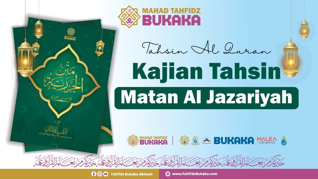 Kajian kitab Tahsin Matan Al Jazariyah oleh Ustadzah Aminata Zuhriyah ...