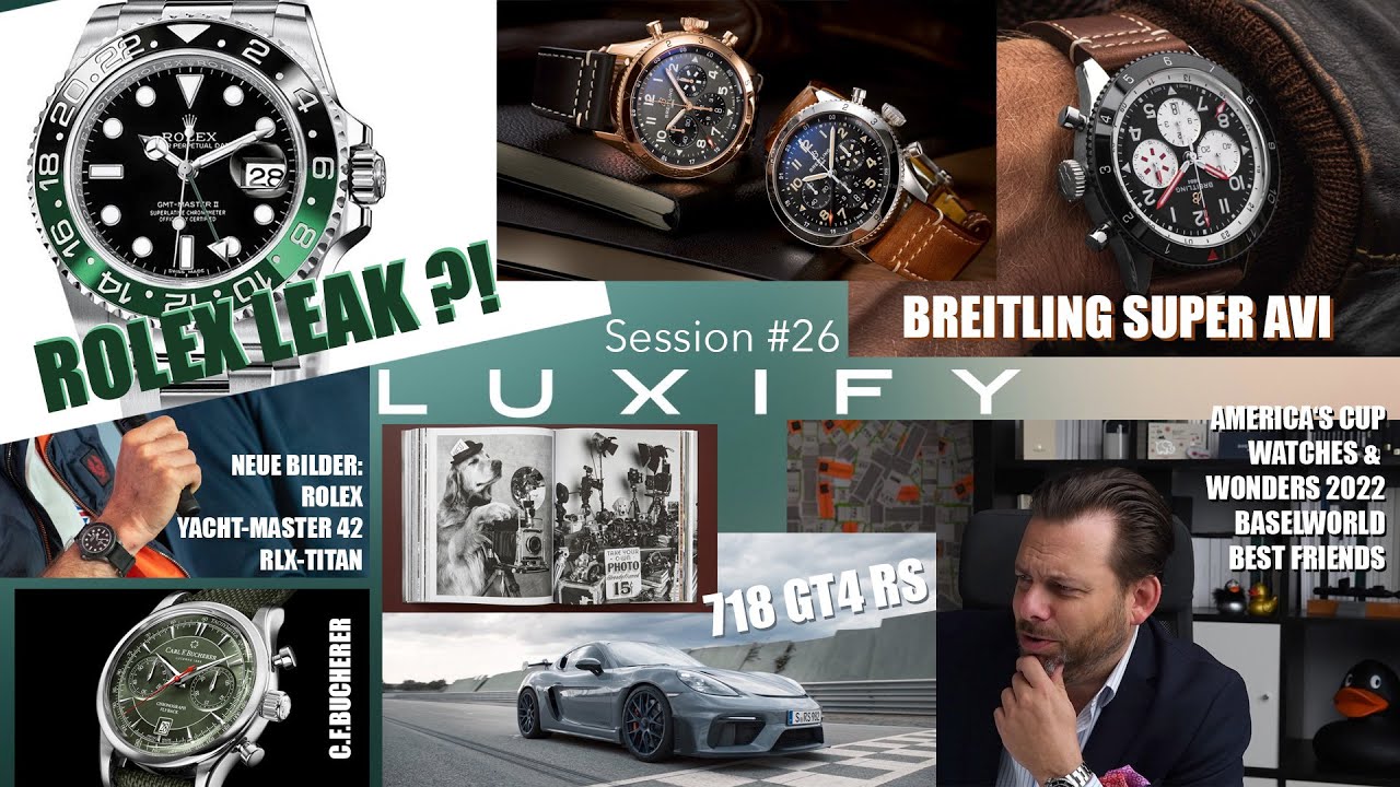 Luxify Session 26 - Rolex GMT-Master II in GRÜN, Breitling Super AVI ...