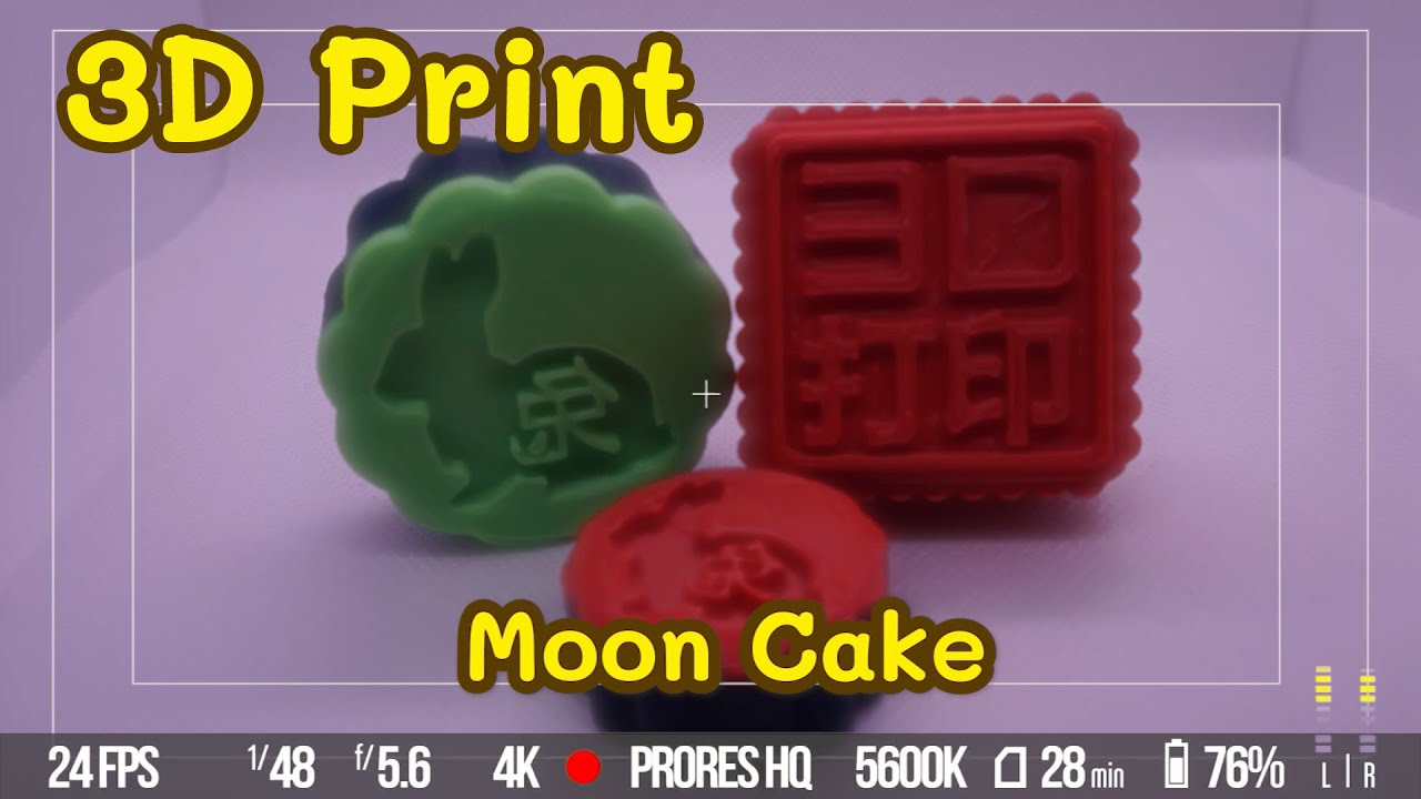 3D Printing TimeLapses - Moon Cake - YouTube