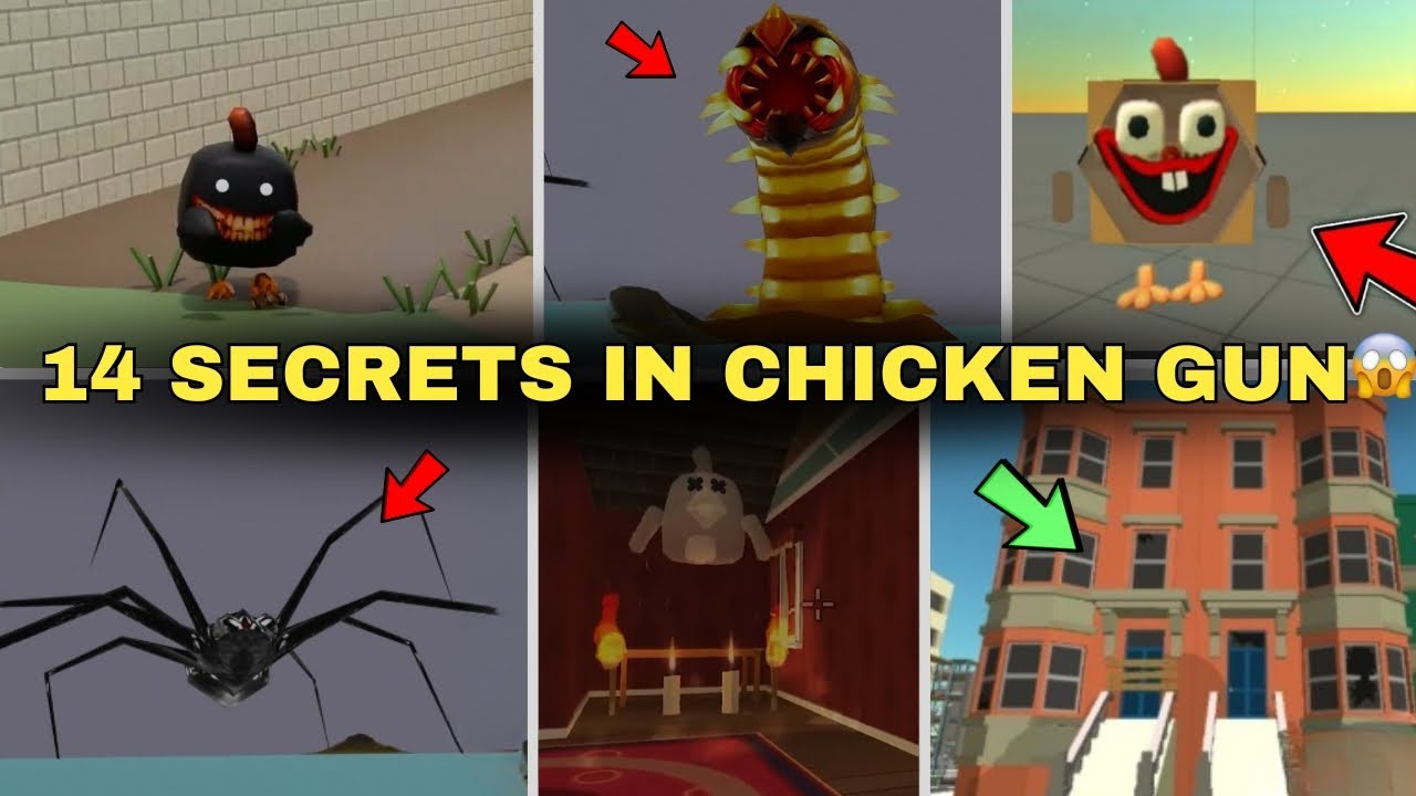 😱 14 Secrets Of Chicken Gun That No One Knows!! Chicken Gun New Update ...