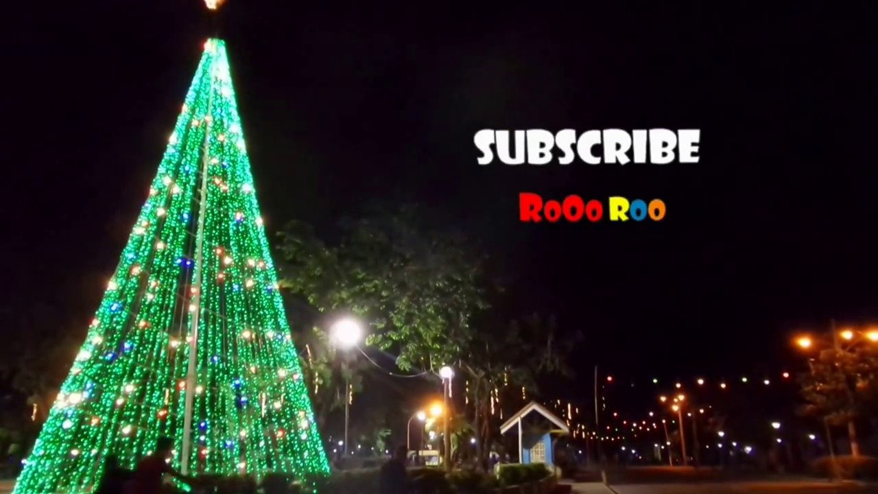 Big Christmas Tree at Samonte Park, Cavite City - YouTube