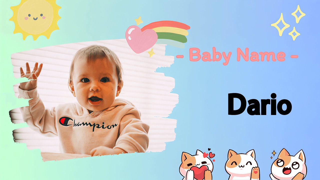 DARIO | Dario name meaning | Boy Name Meaning | Possessor of Good (2023 ...