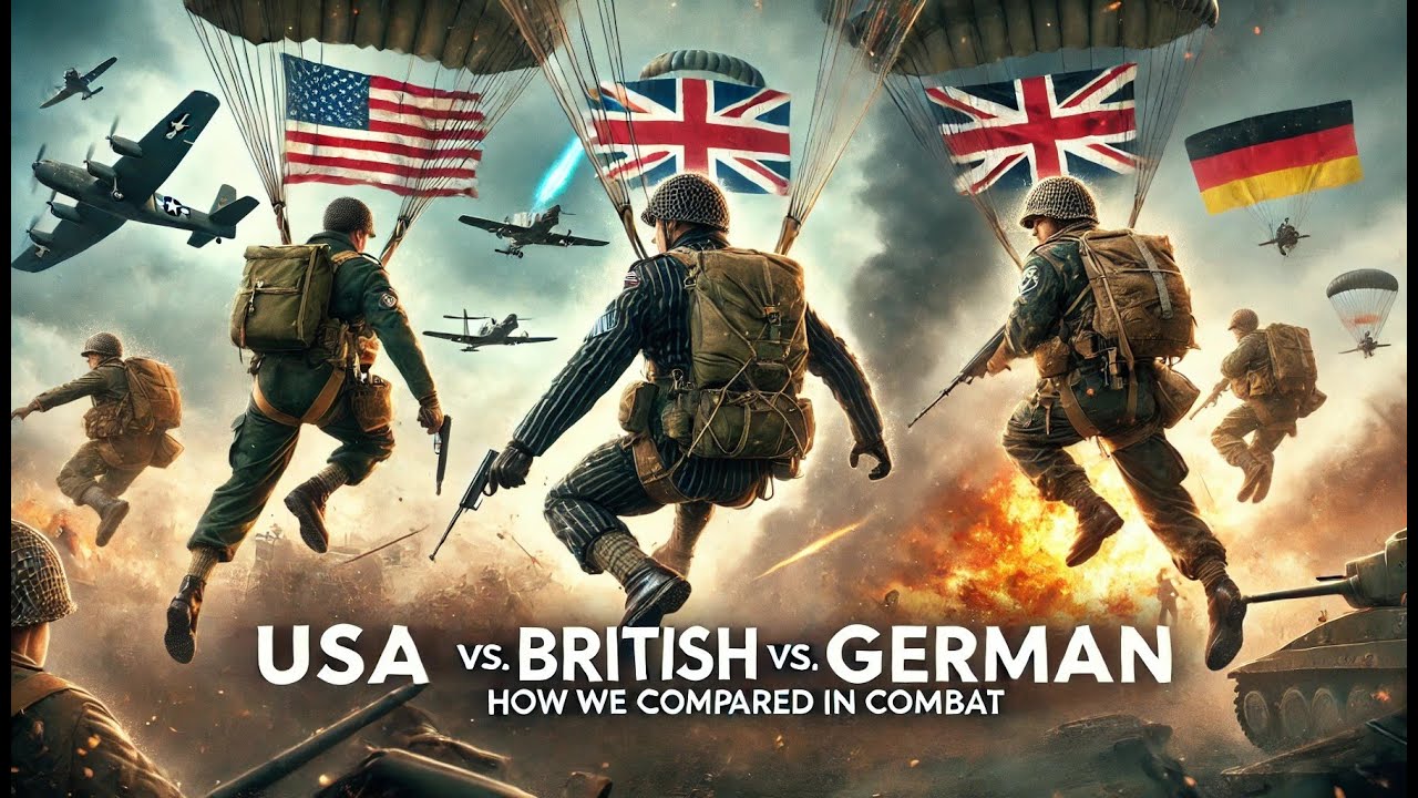 American vs British vs German Paratroopers How They Compared in Combat ...