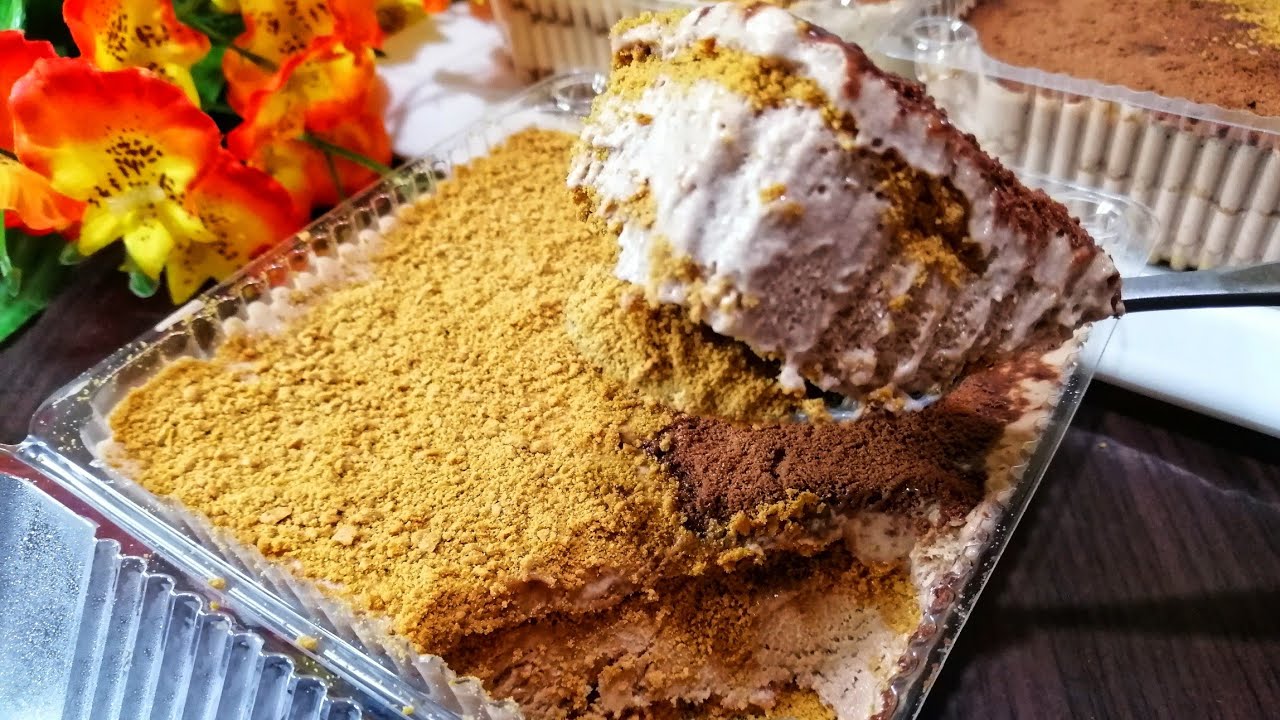 3 INGREDIENTS ONLY//MILO GRAHAM CAKE - YouTube