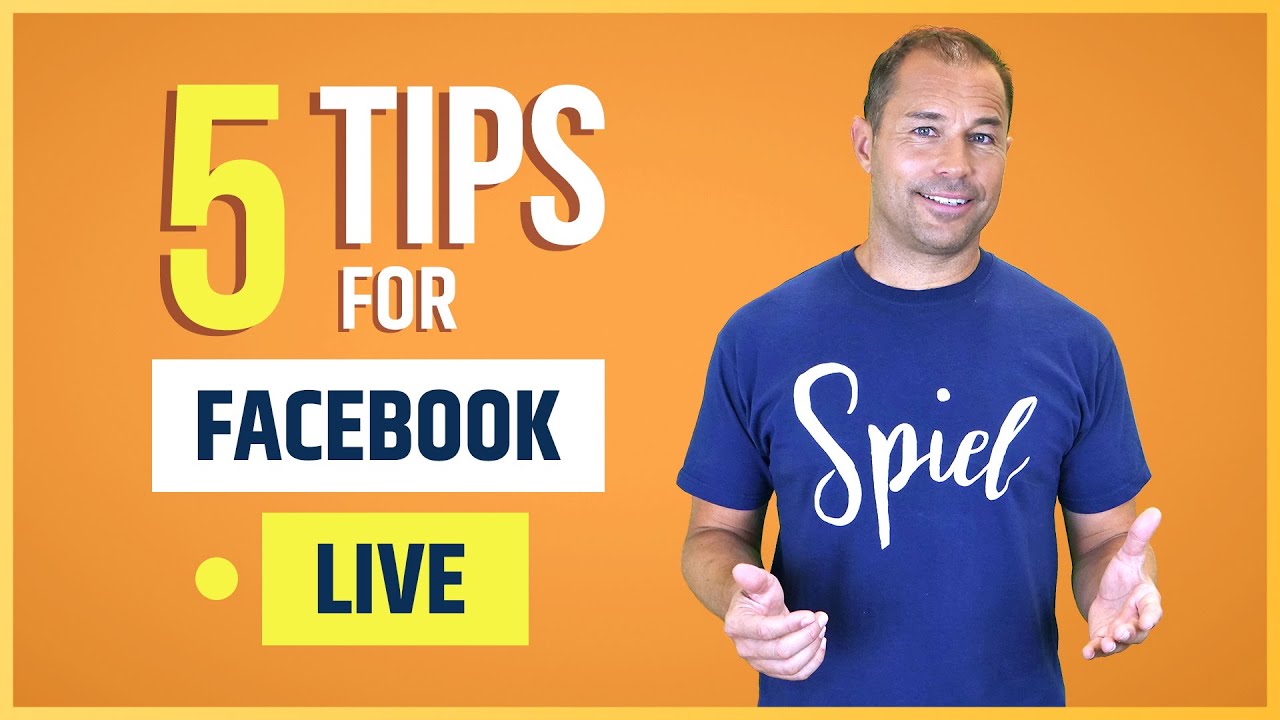 5 Killer Tips For Facebook Live - YouTube