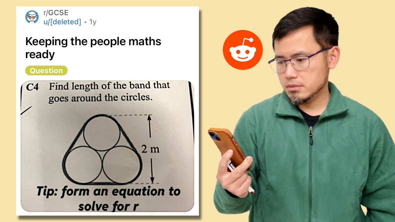 keeping the people maths ready (GCSE geometry problem, Reddit r/GCSE ...