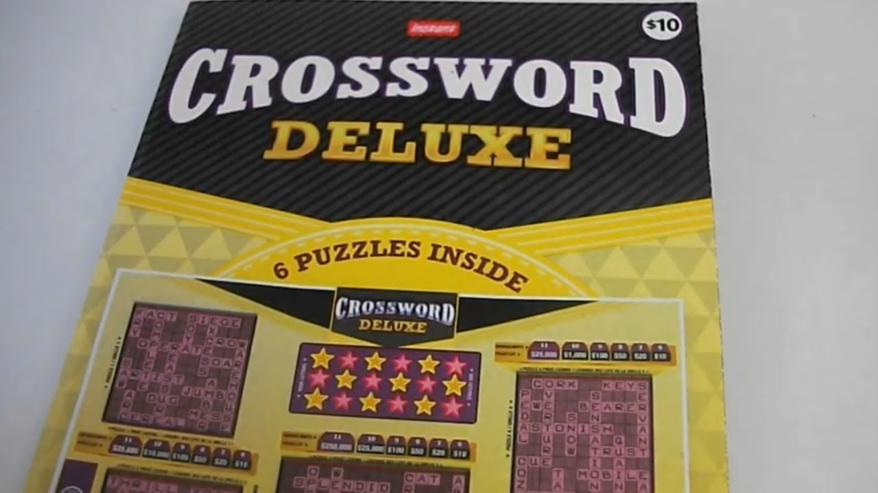 2022-01-13 OLG #2260 $10 Crossword Deluxe #001 - YouTube