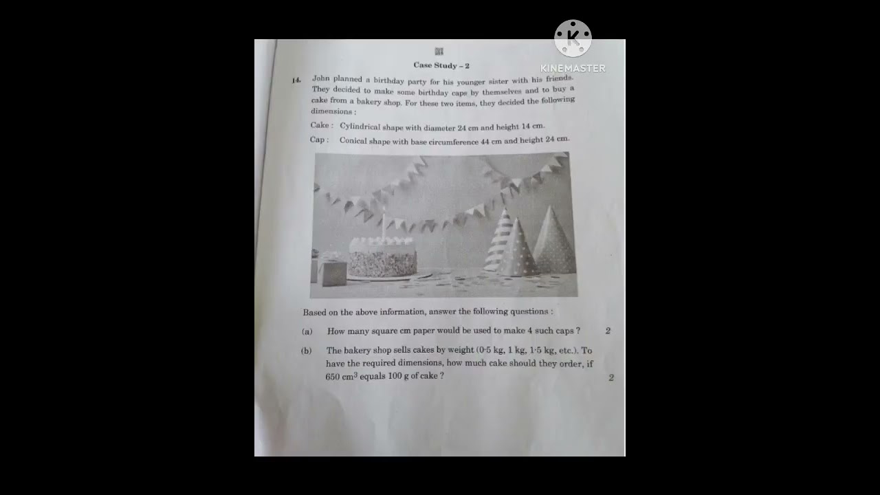 Class 10th CBSE 2022-23 Maths some Case Study based questions. - YouTube