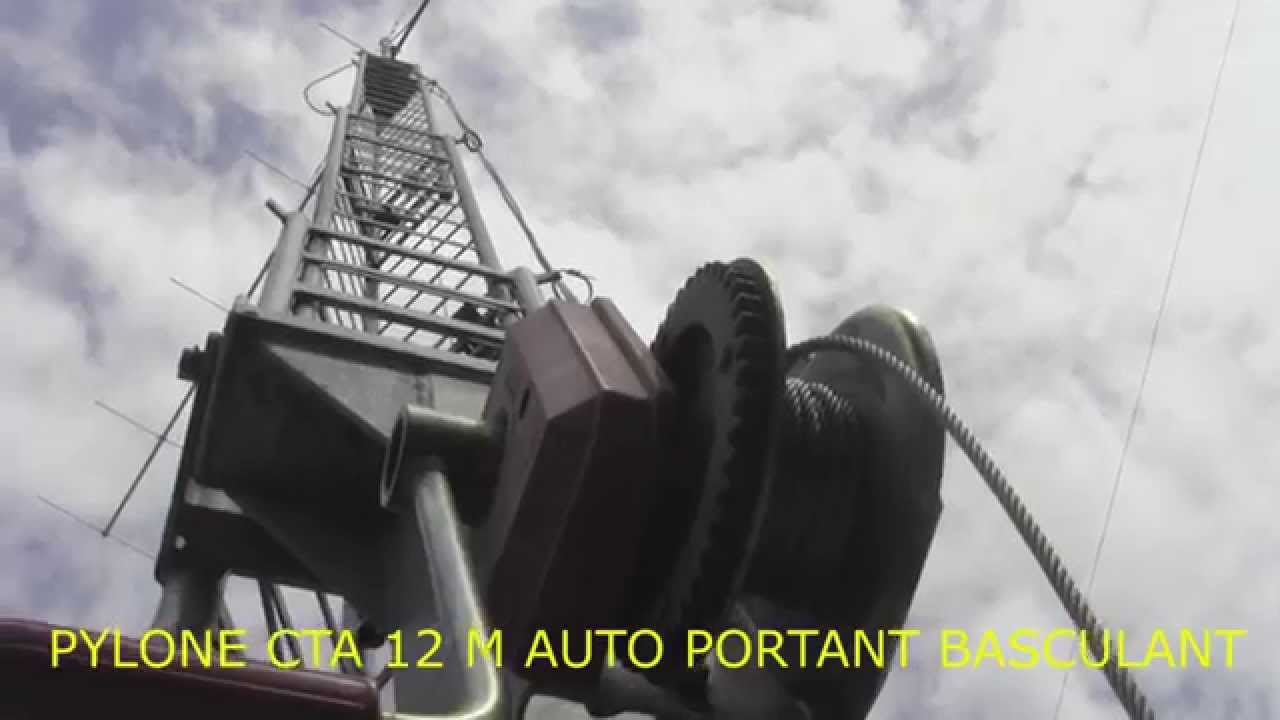 f0fvk pylone cta auto portant basculant 12 m - YouTube