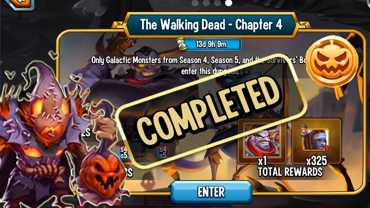 Monster Legends Negan Dungeon Chapter 4 The Walking Dead Lord Hayman ...