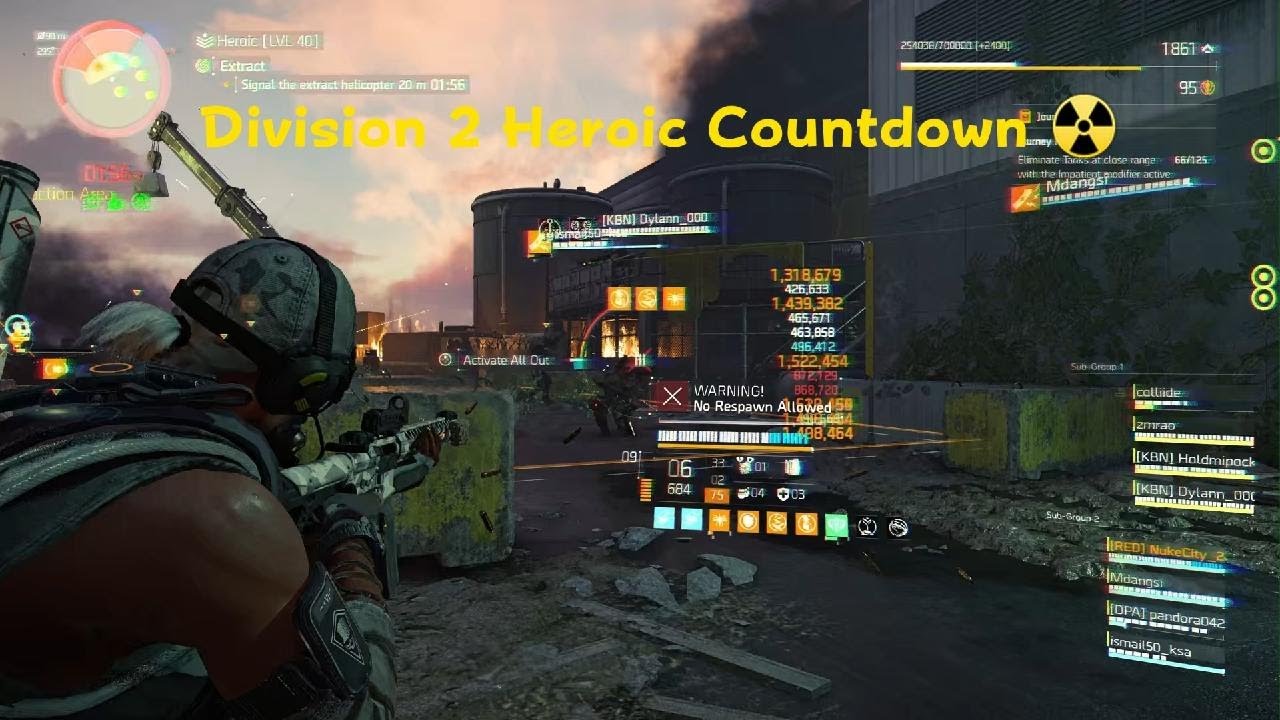 Tom Clancy's The Division 2, Heroic Countdown! - YouTube