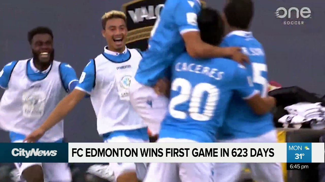 FC Edmonton wins first game in 623 days - YouTube