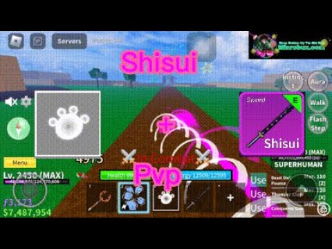 [ Paw + Shisui ] Pvp | Blox Fruits - YouTube