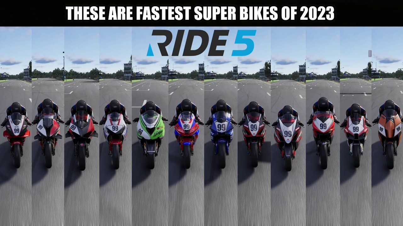 THESE SUPER BIKES ARE THE FASTEST BIKES OF 2023 SUPER CHARGED RACING ...
