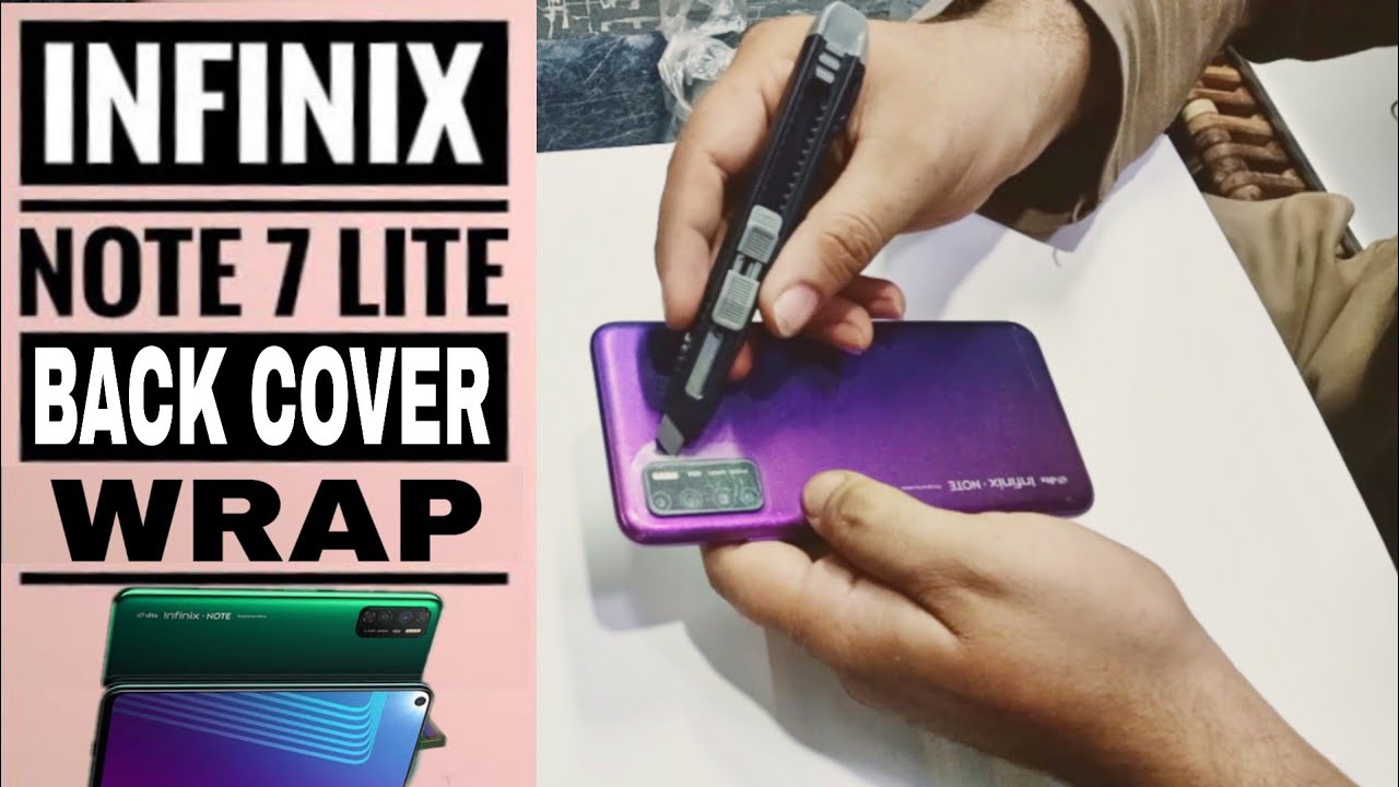 Infinix note 7 lite back cover | infinix note 7 lite back cover wrap ...
