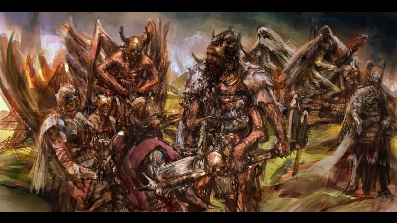 Drawing Dark Fantasy | Drawing Process - YouTube