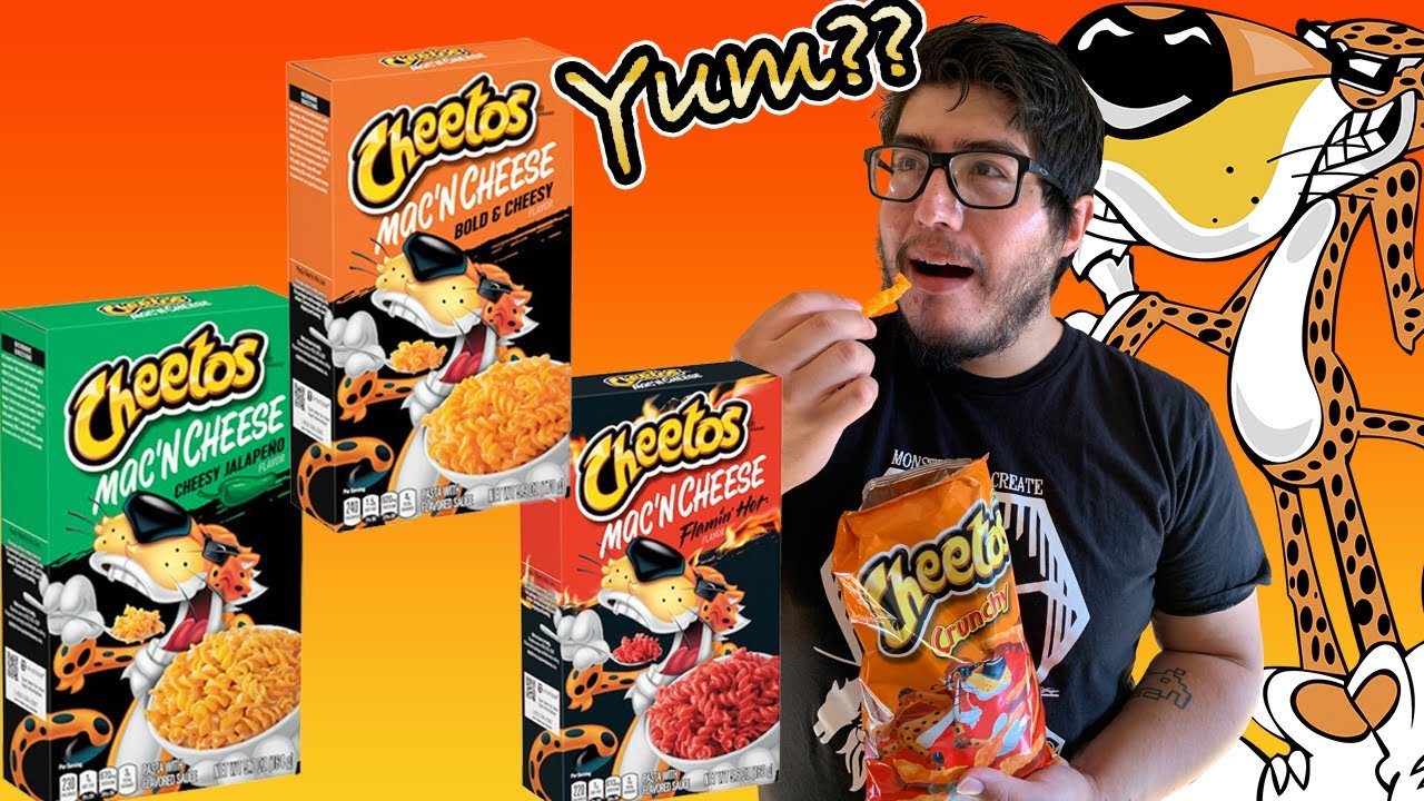 "It ain't easy being Cheesy" - NEW Cheetos Mac & Cheese Taste Test ...