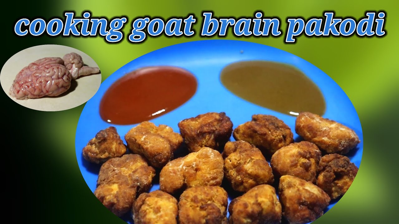 cooking goat brain pakodi//how to cook goat brain//yt meals - YouTube
