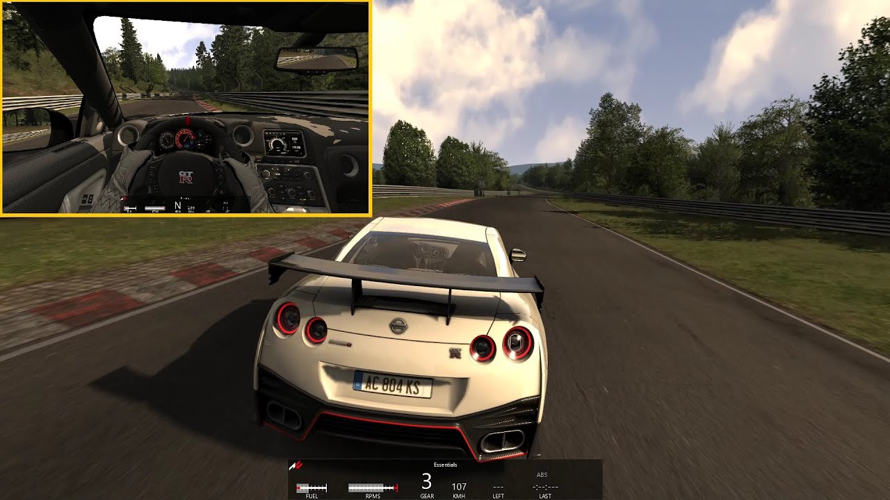 Nissan GTR R35 Nismo - POV Cockpit View Assetto Corsa - Logitech G29 ...