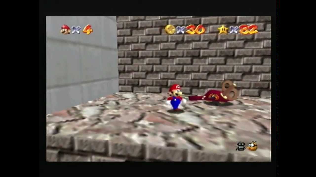 Lets Play Super Mario 64! Part 15, "Wet Dry Land" - YouTube
