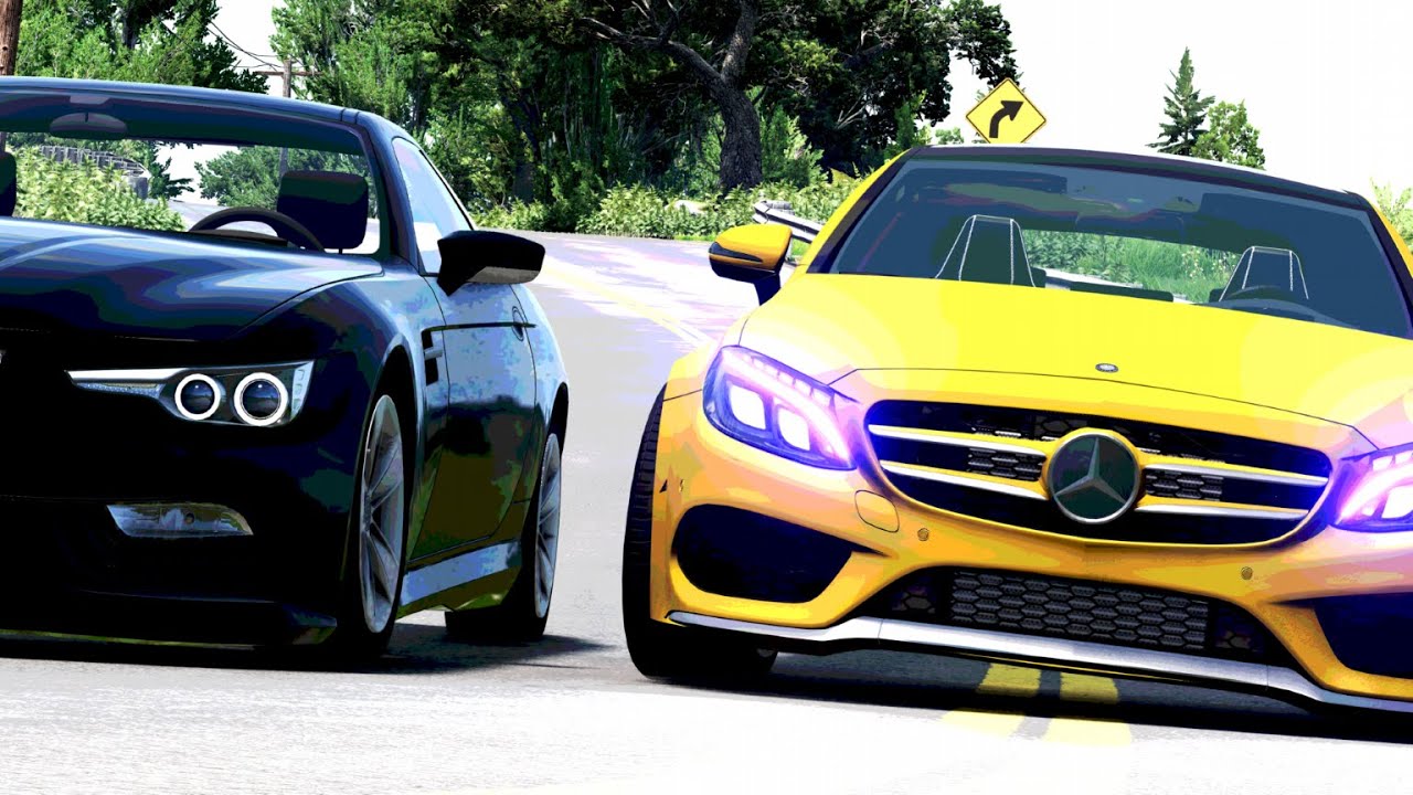 4K | MERCEDES | BEAM.ng drive #car #mercedes #montage - YouTube