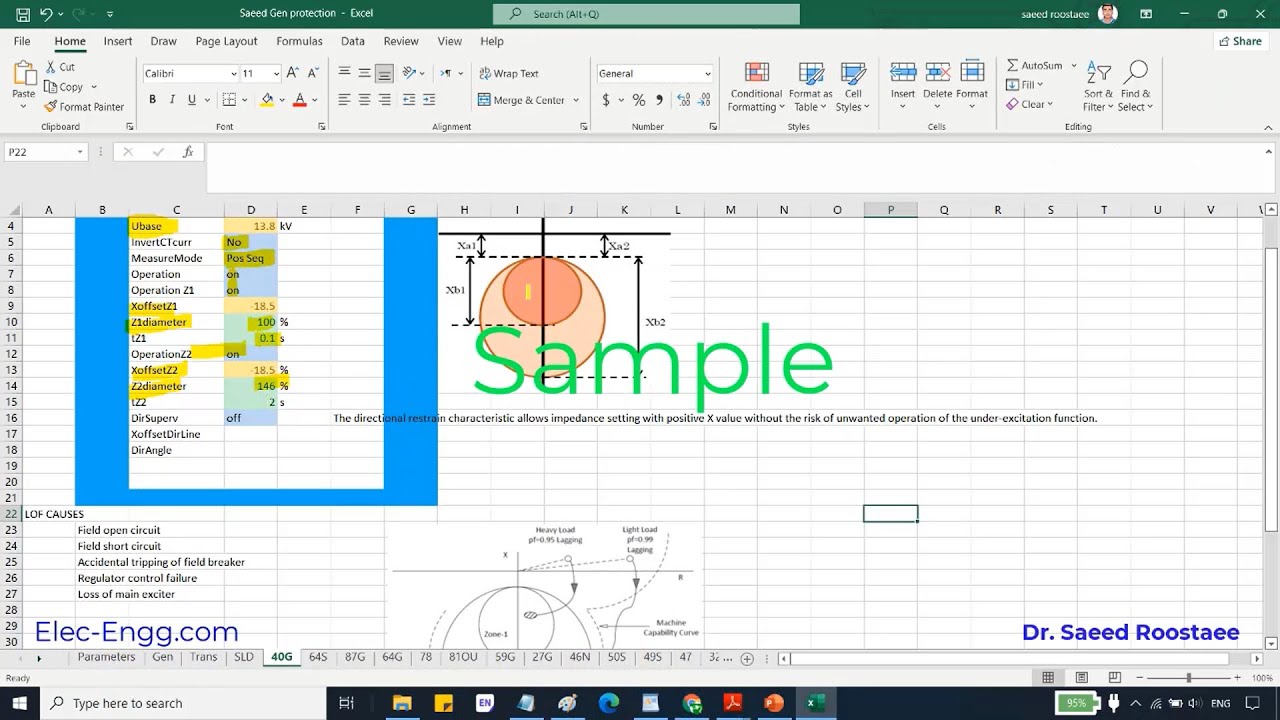 Generator Under excitation / Loss-of -Excitation (ANSI 40 ) protection ...