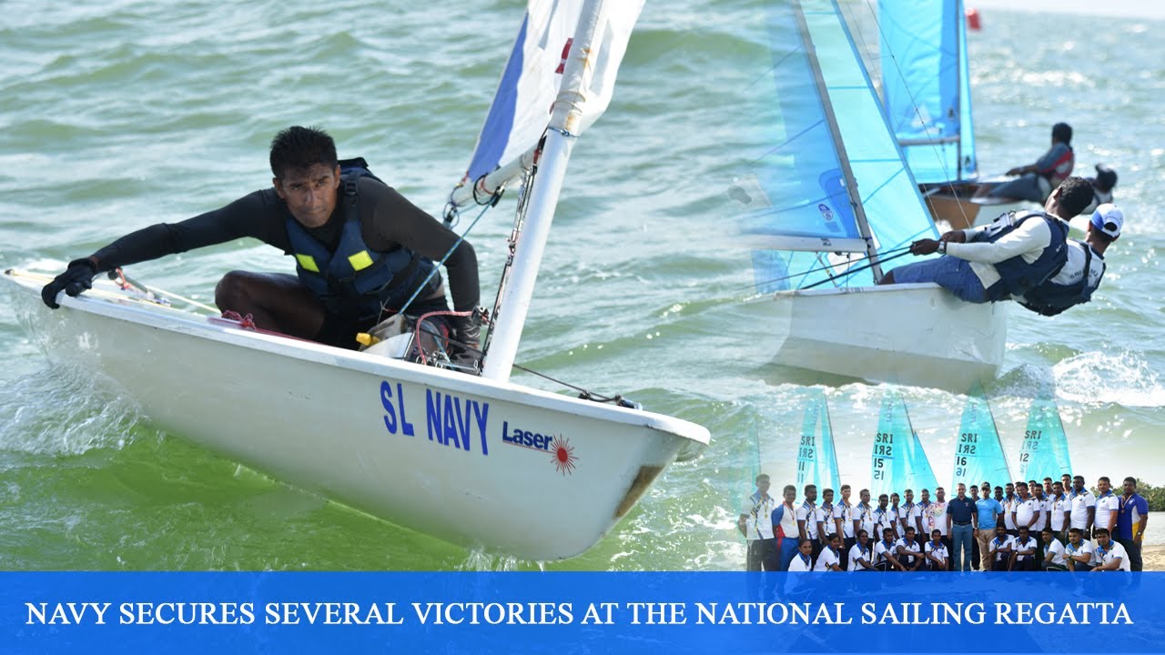 Navy secures several victories at the National Sailing Regatta - YouTube