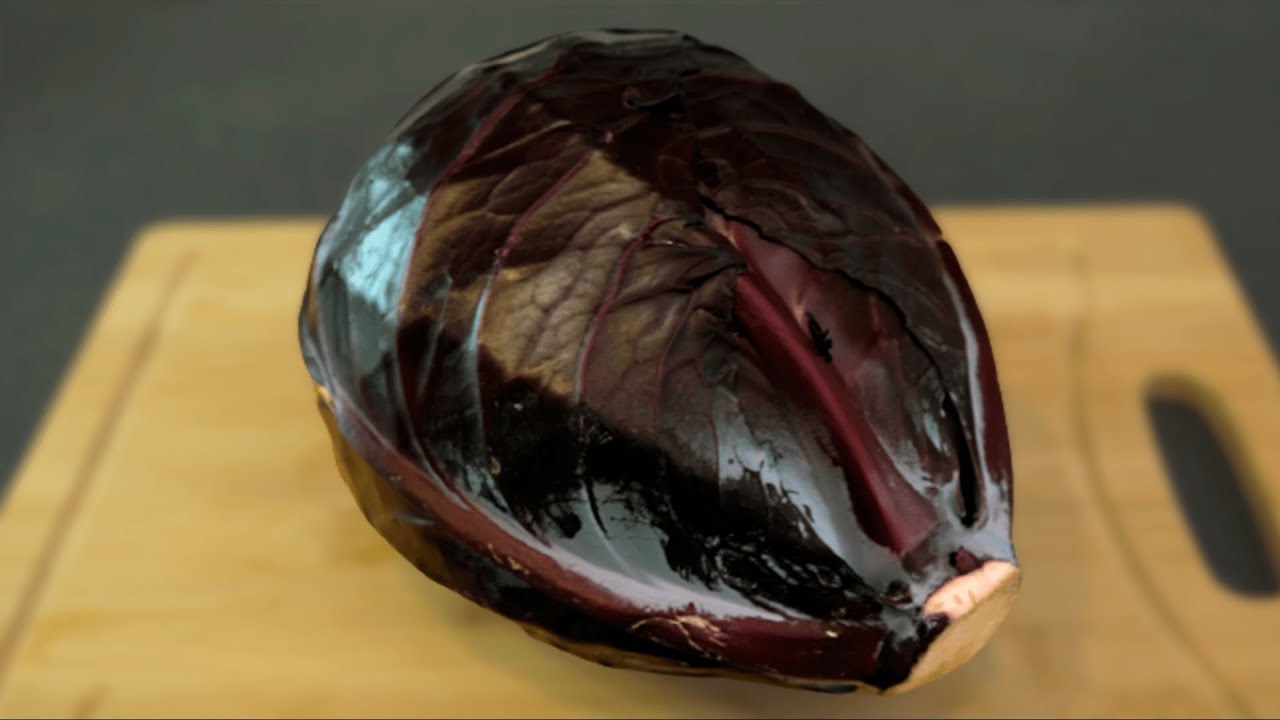 Crispy pickled purple cabbage - YouTube