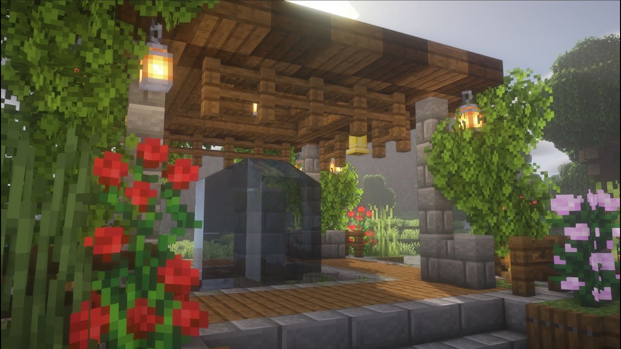 Minecraft | Small Build Ideas: Village Fountain - YouTube